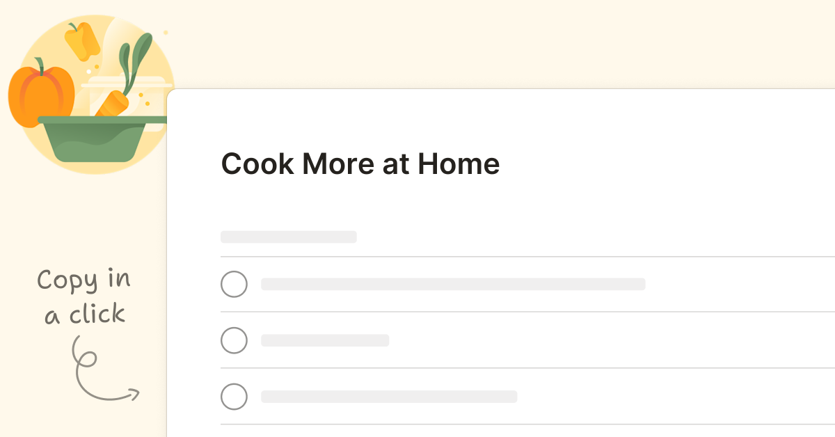 Cooking at Home Template, Ideas, & Recipes | Todoist