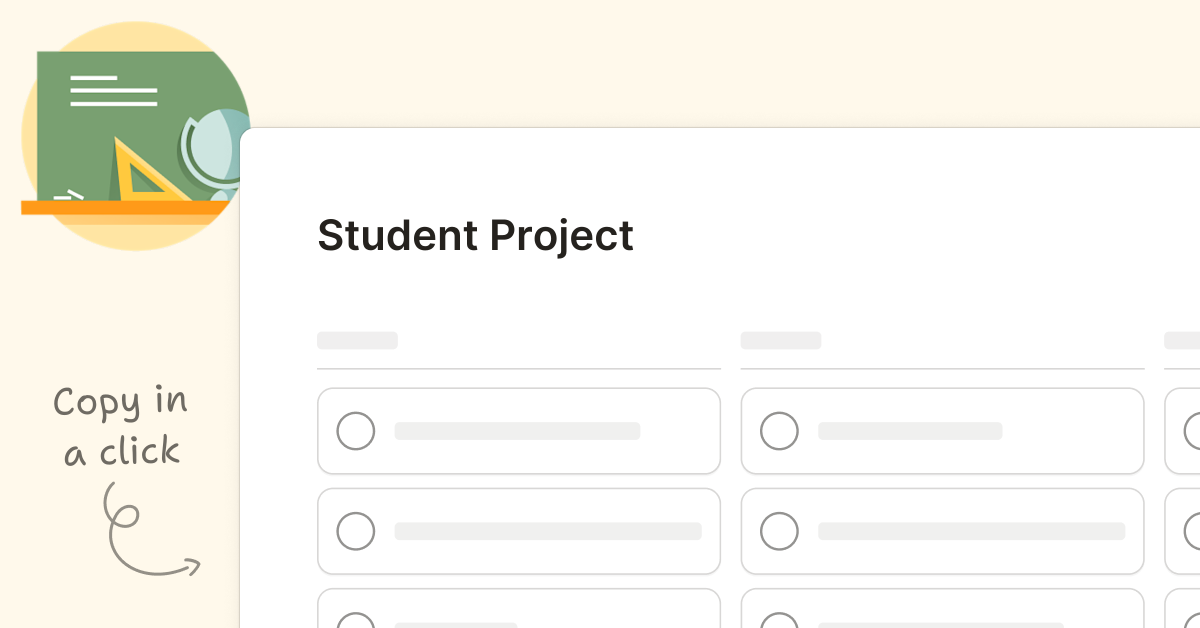Student Project - Templates | Todoist