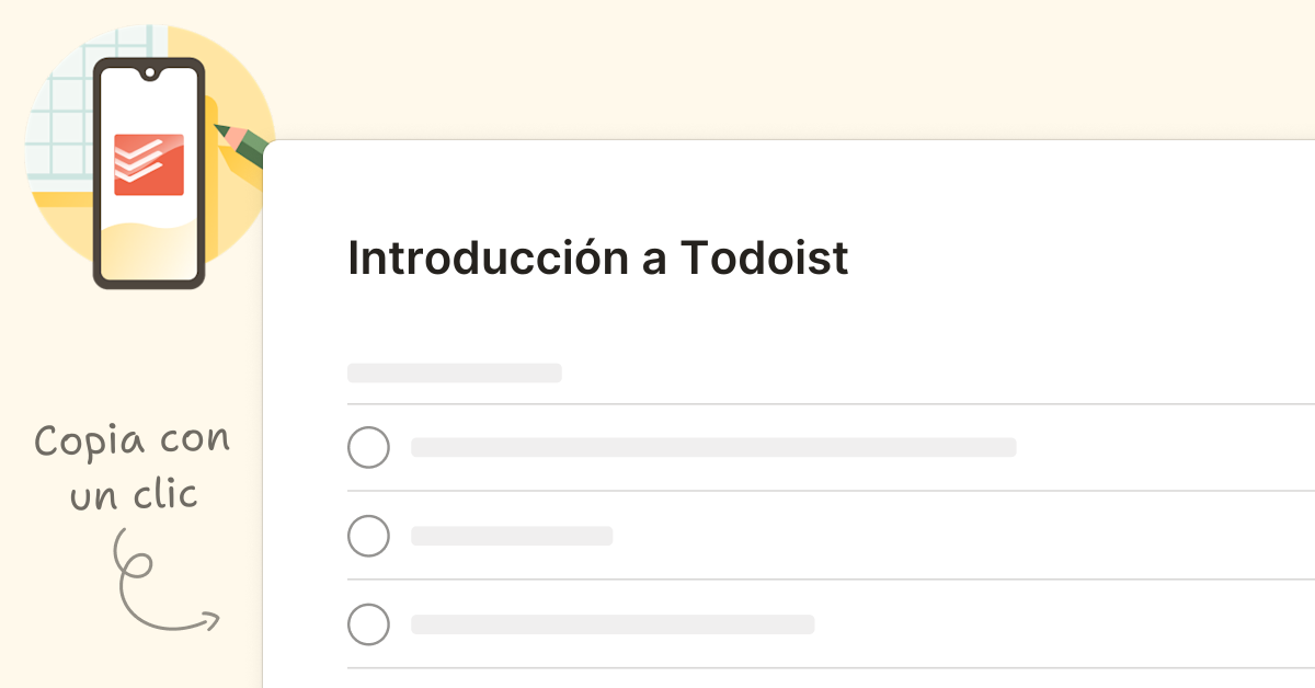 Introducción a Todoist - Plantillas | Todoist