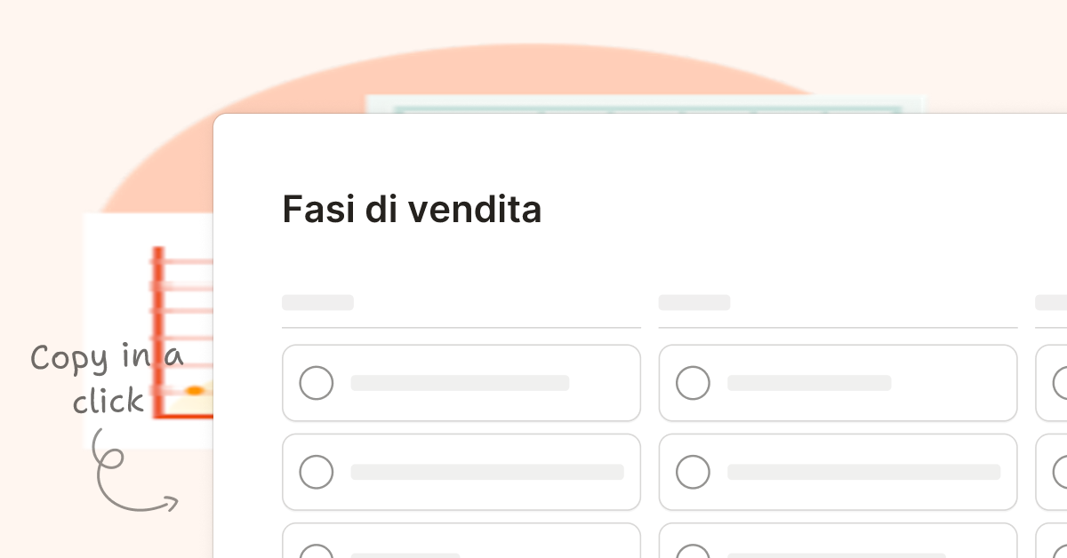 Fasi di sviluppo delle vendite - Template | Todoist